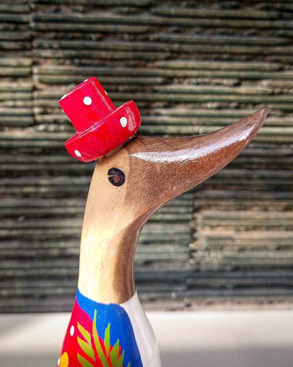 Wooden Duck Flower Power, Duck Love, Gift for Couple, Gift for Her ...