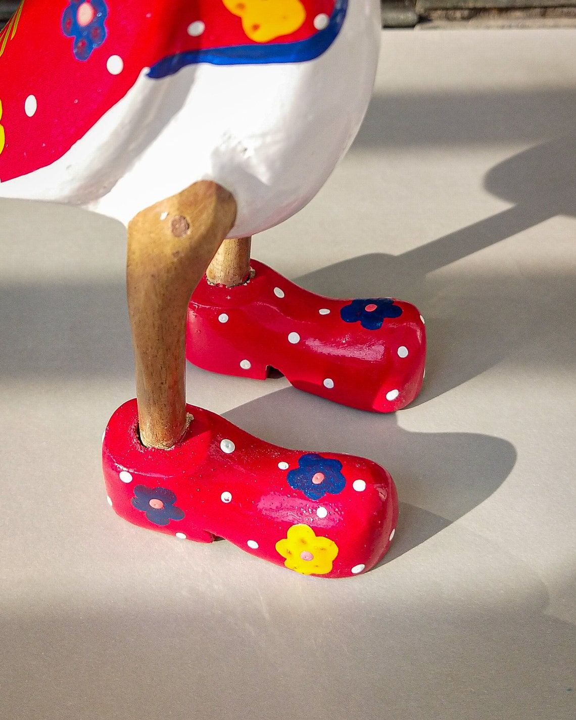 Wooden Duck Flower Power, Duck Love, Gift for Couple, Gift for Her ...