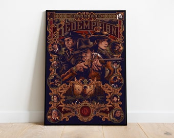 Rdr 2 Wall Art | Etsy