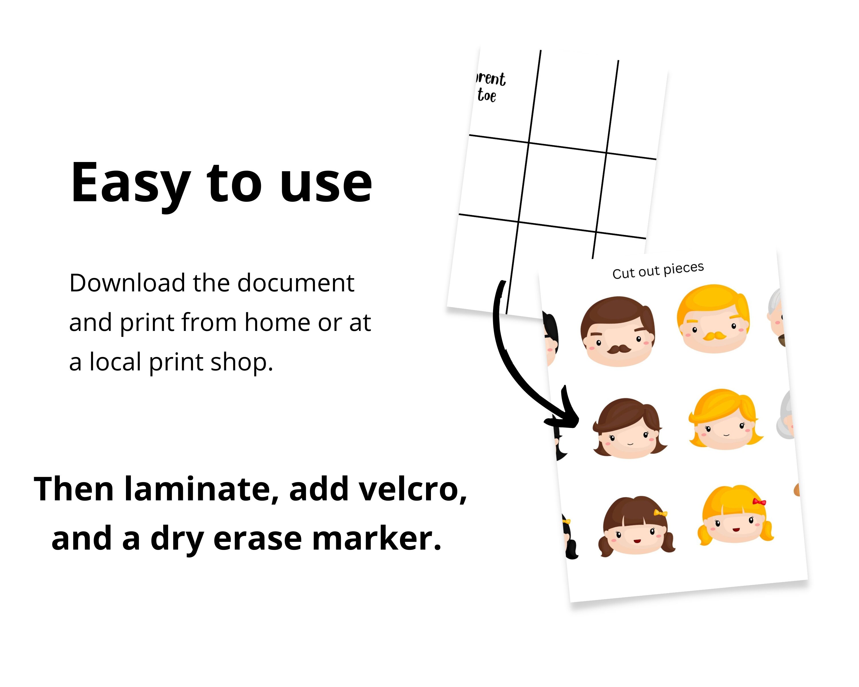 My Family Quiet Book Printable - Etsy