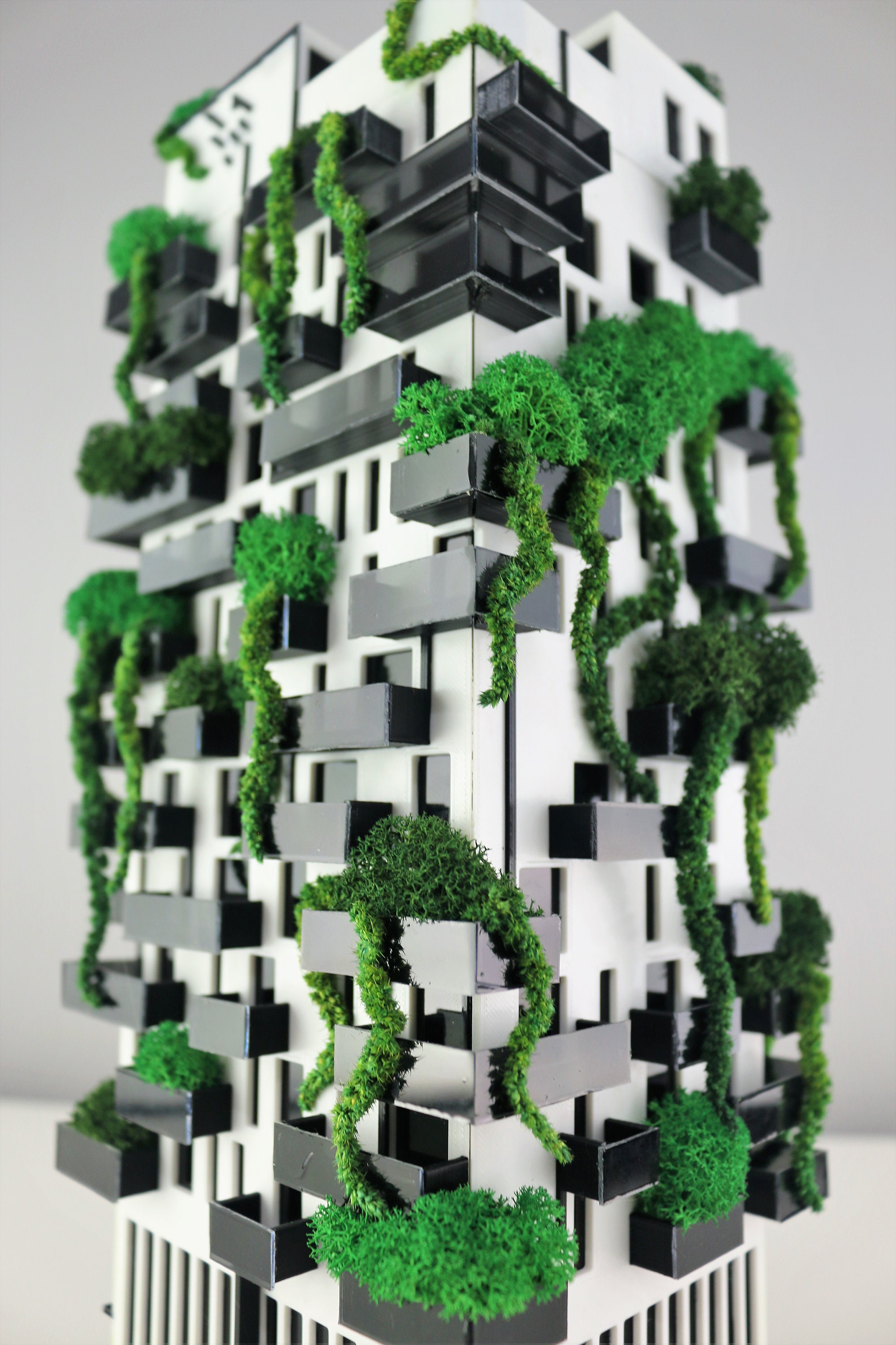 Preserved Moss Skyscraper in a Terrarium by Skygardeen - Etsy