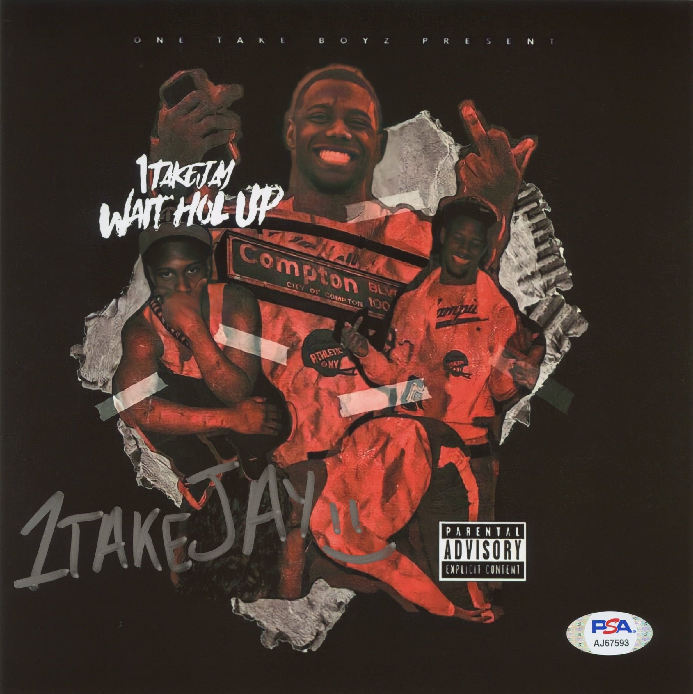 1takejay Signed Autographed 8x8 Photo wait Hol Up - Etsy