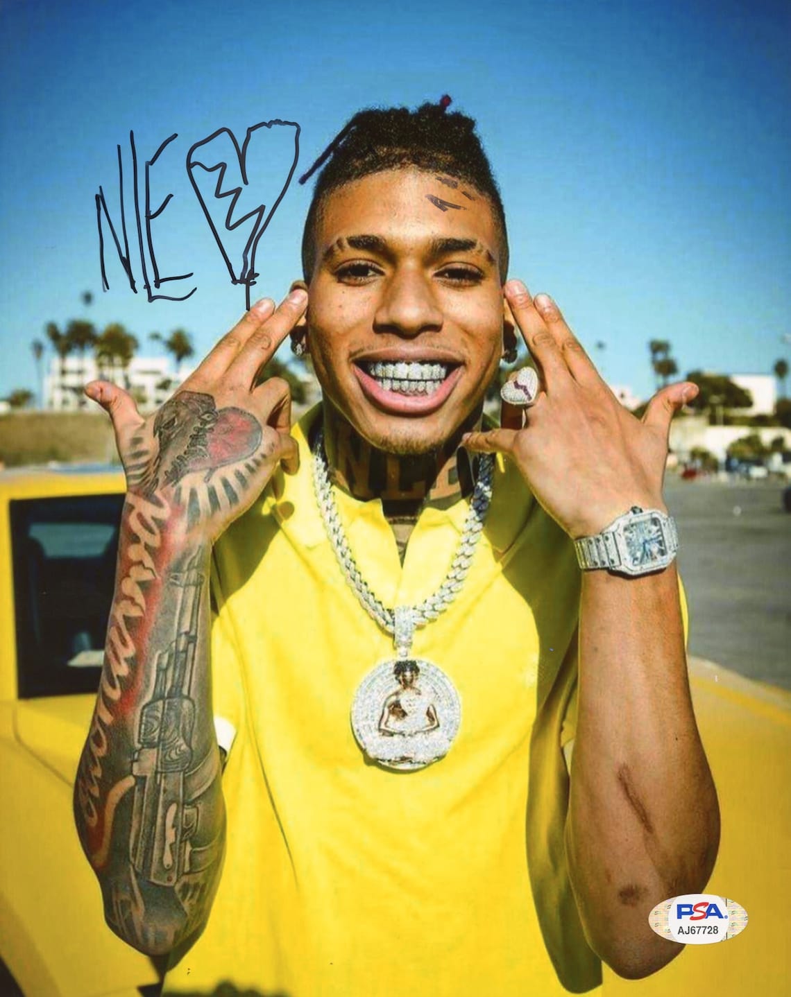 NLE Choppa Signed Autographed 8x10 Photo PSA/DNA Authenticated - Etsy