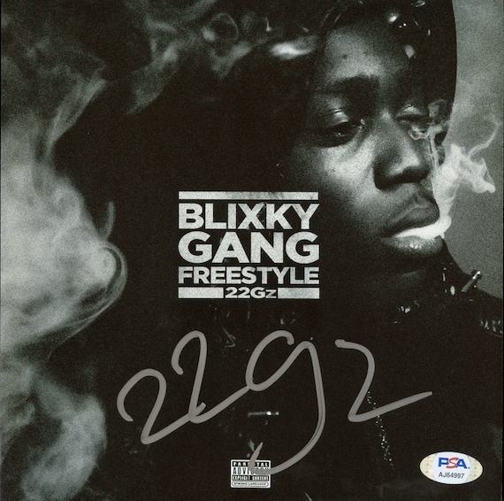 22gz Signed Autographed 8x8 Photo blixky Gang - Etsy