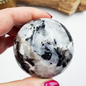 Flashy Rainbow Moonstone Sphere / Rainbow Moonstone Crystal Ball / Strong Flash Rainbow ...