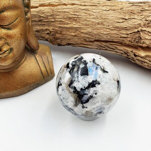 Flashy Rainbow Moonstone Sphere / Rainbow Moonstone Crystal Ball / Strong Flash Rainbow ...