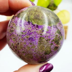 Beautiful Stichtite Sphere / Stichtite Crystal Ball / Stichtite Crystal ...