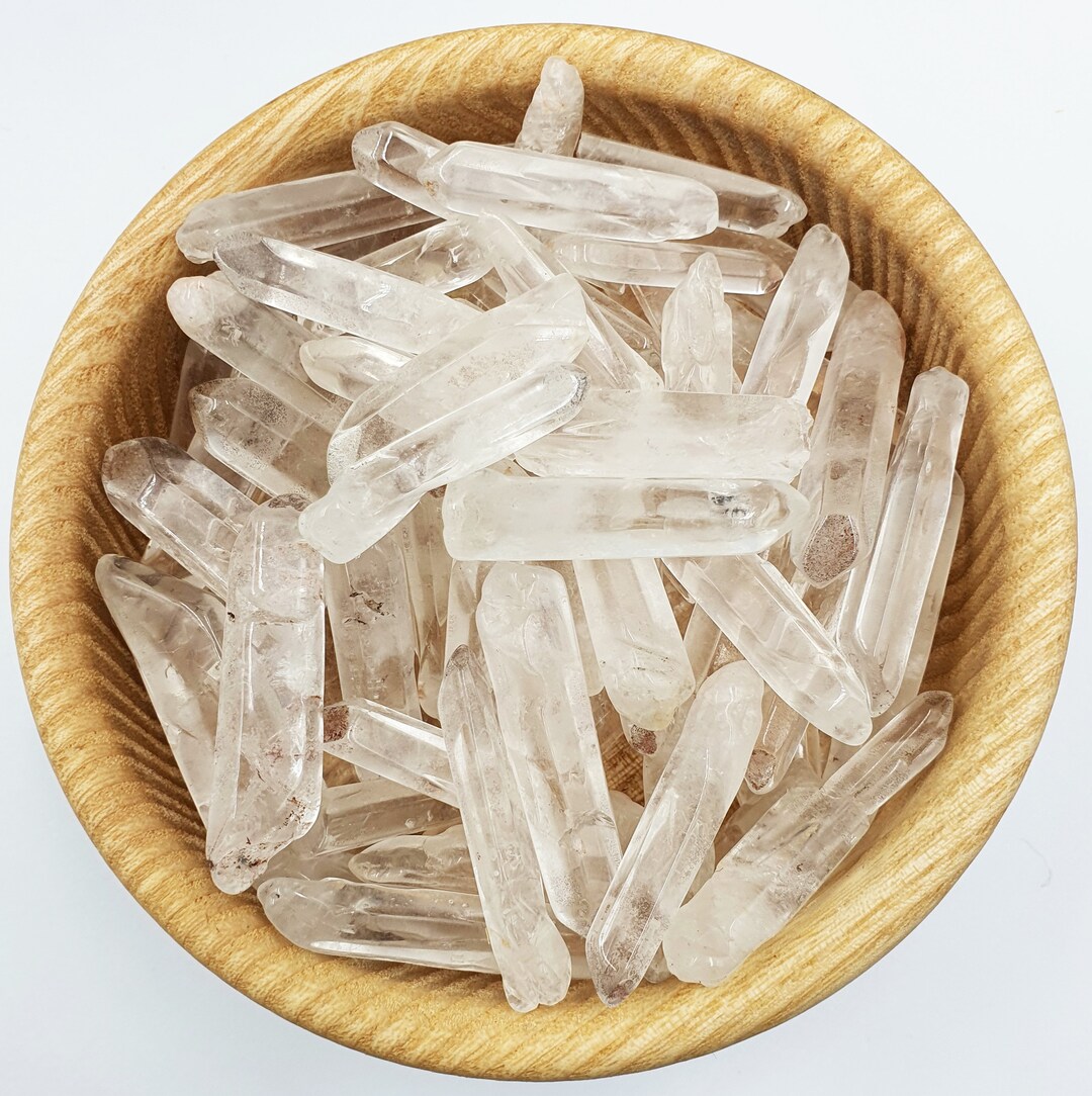 5x Clear Quartz Mini Points / Crystal Grid Points / Quartz Shards X5 - Etsy