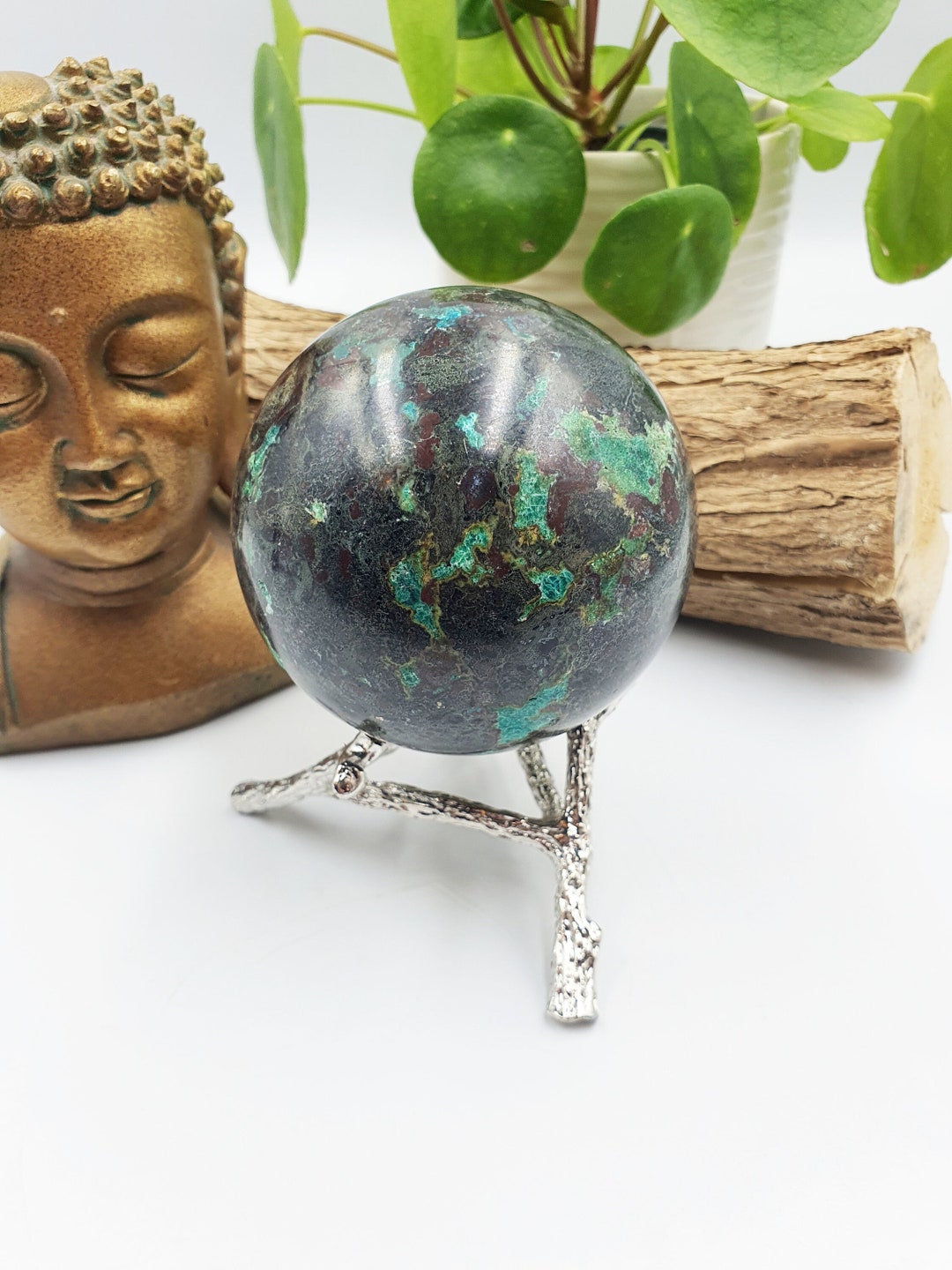 Phoenix Turquoise Sphere / Phoenix Stone Sphere / Crystal Orb - 79mm - Etsy