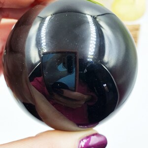 Golden Sheen Obsidian Sphere / Gold Sheen Obsidian Sphere / Obsidian ...