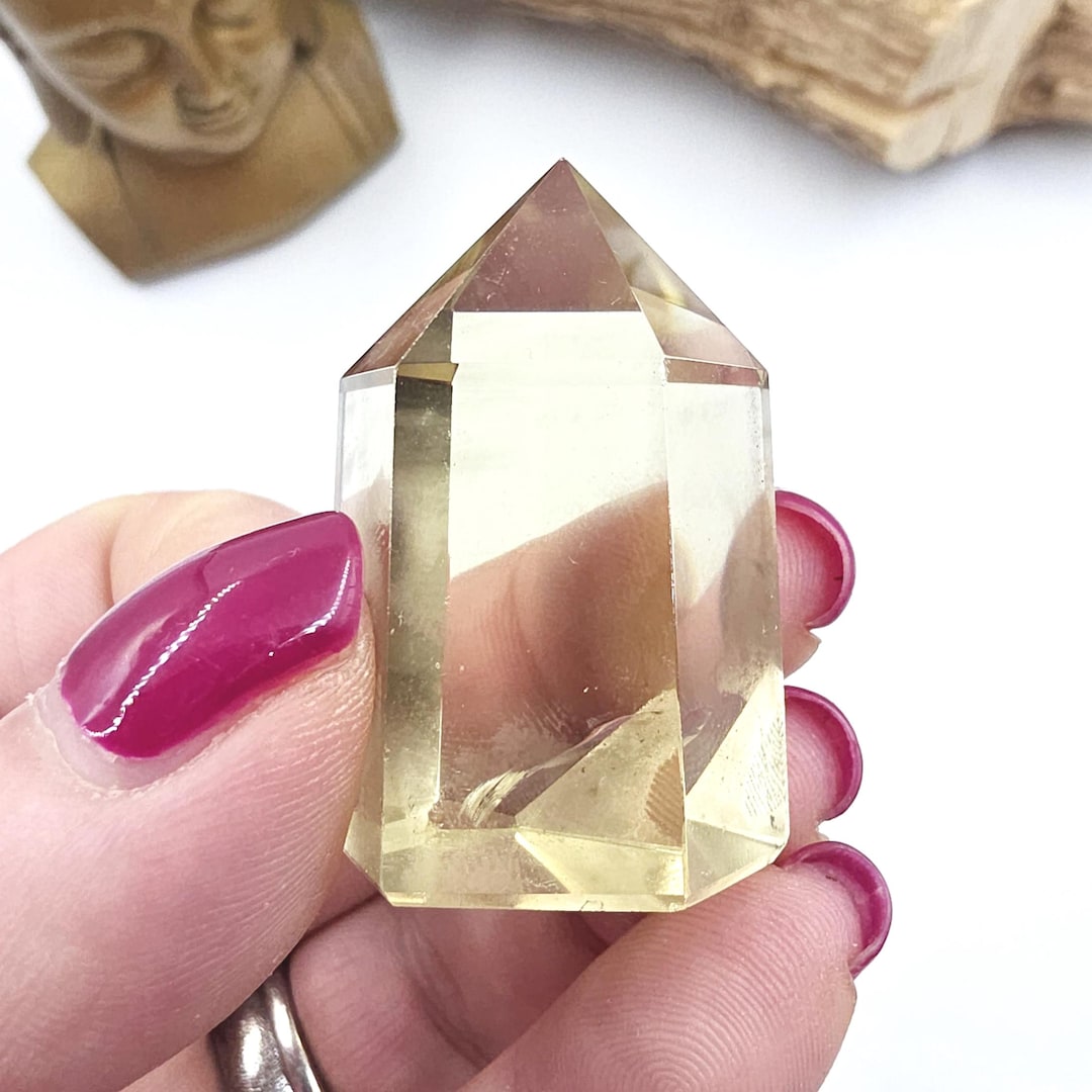 Citrine Point - Natural Manifestation & Abundance Healing Crystal - 40g ...