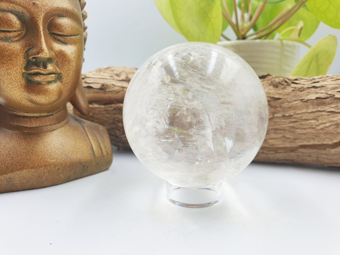 Large Optical Calcite Sphere / Icelandic Spa Sphere / Clear Optical ...