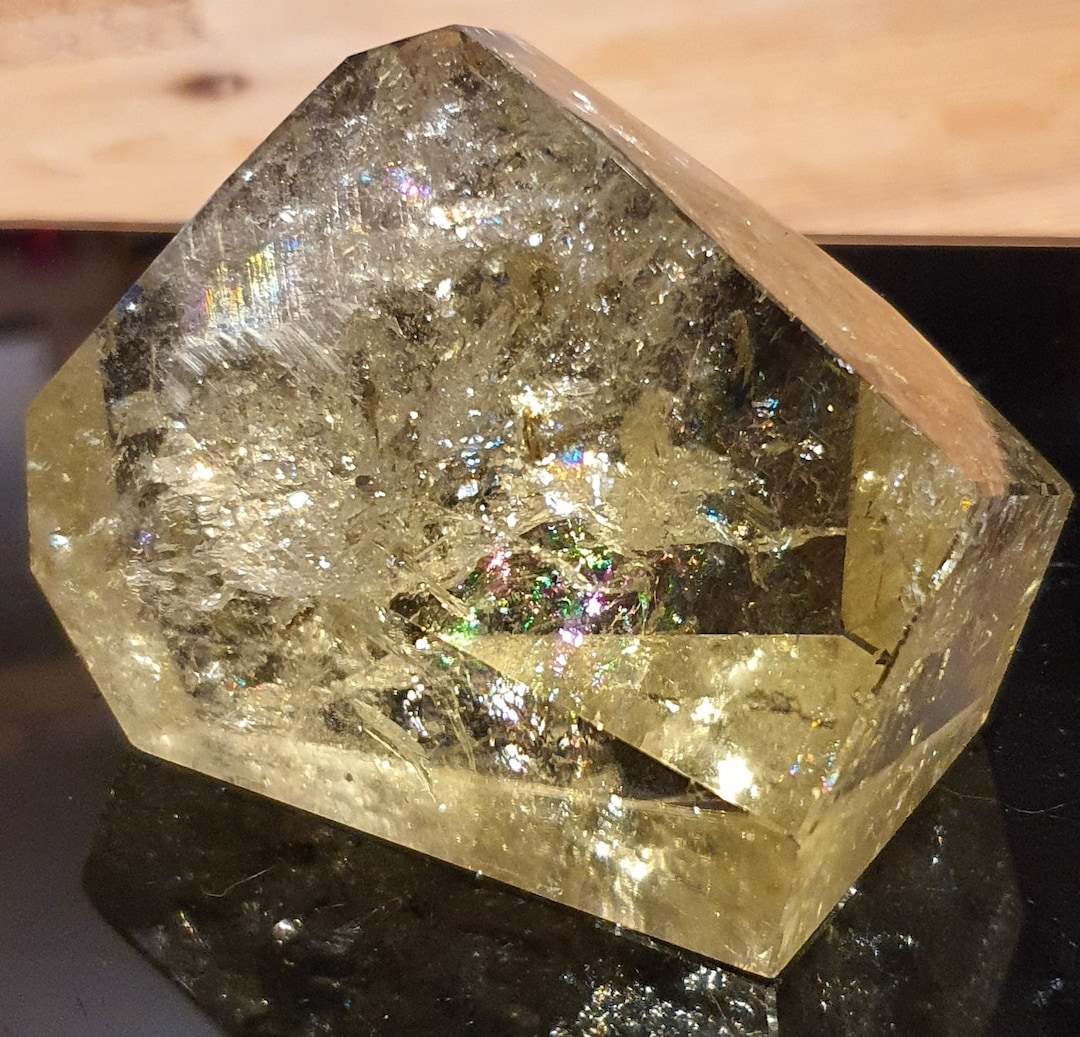 Citrine Freeform Full of Rainbows 242g - Etsy