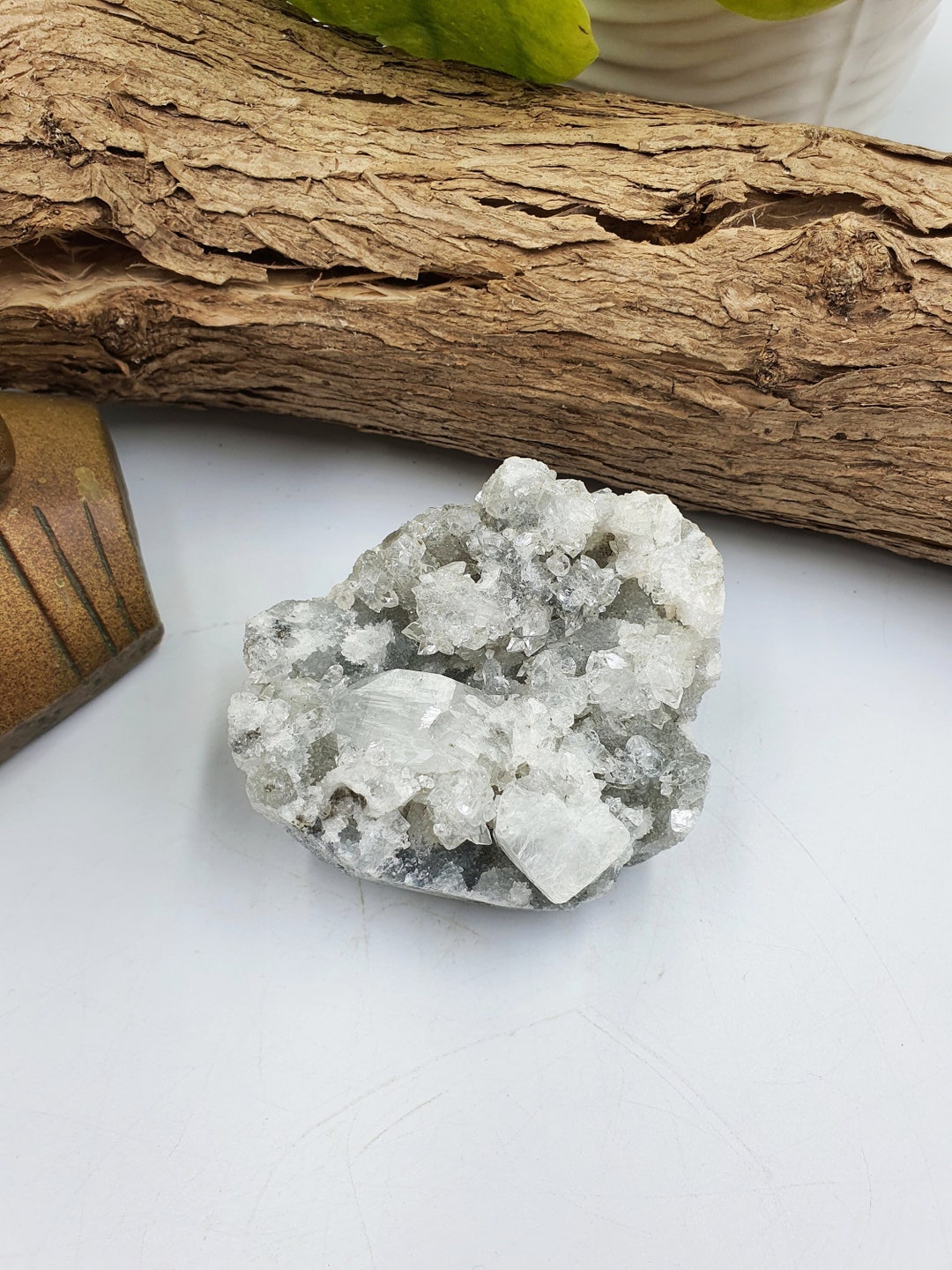 Stunning Apophyllite Specimen / Raw Apophyllite / Raw Sparkly Crystal ...