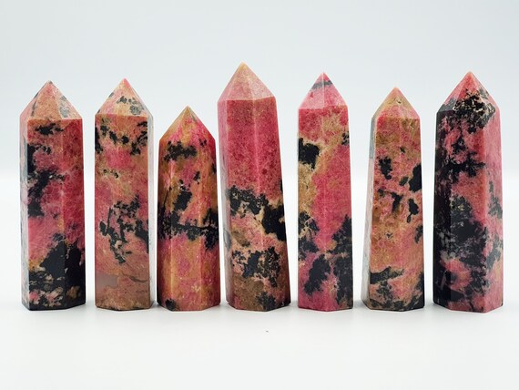 Thulite Towers / Healing Towers | Etsy