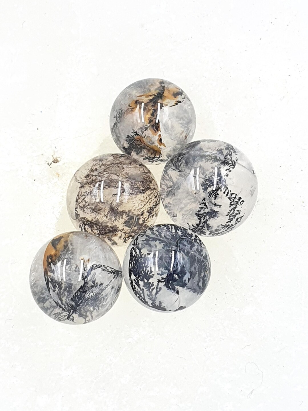 Dendritic Mini Sphere - Grounding, Growth & Clarity Crystal Ball, 12 ...