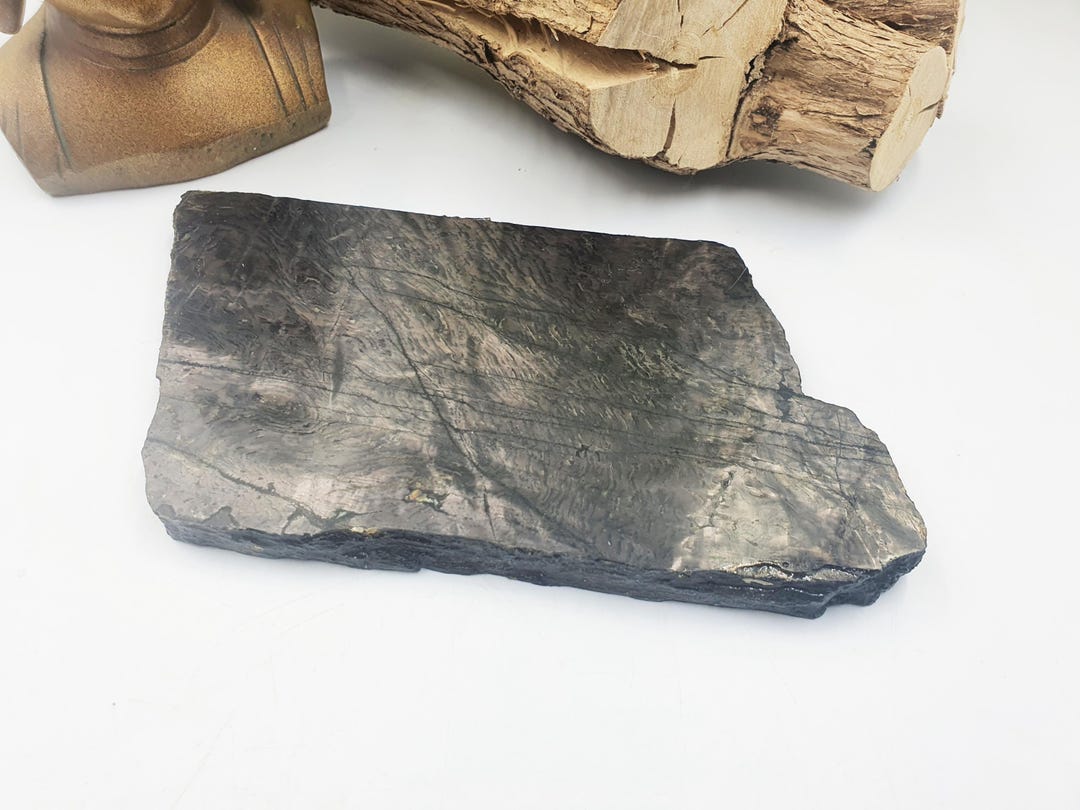 Rare Hypersthene Slice/ Hypersthene Slab / Rare Crystal Slice / Raw and ...