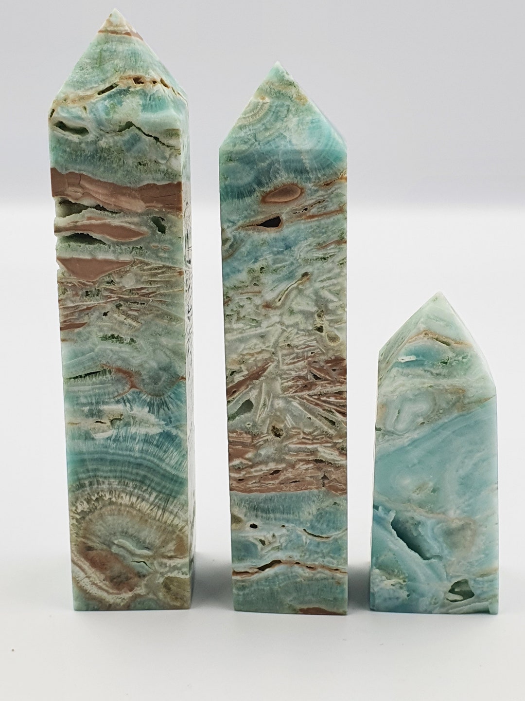 Blue Aragonite Tower - Etsy