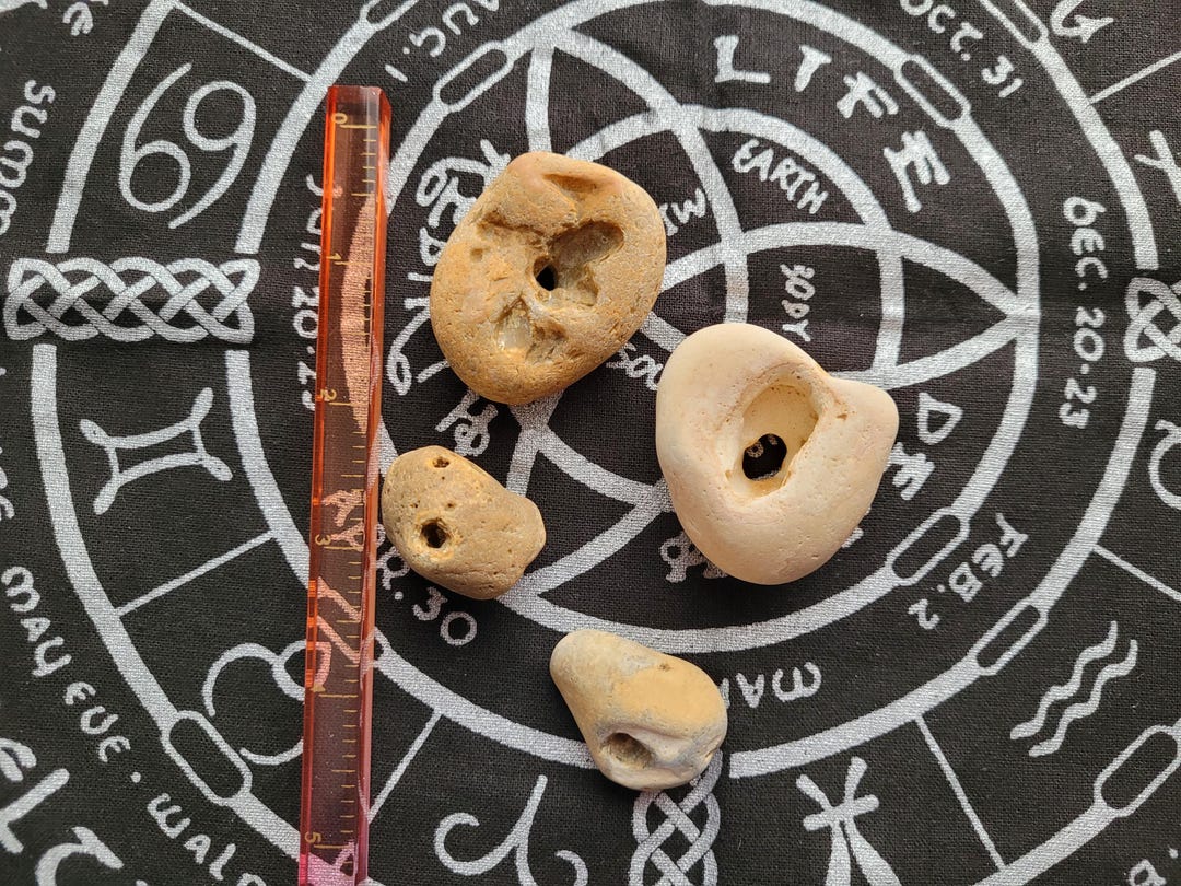 English Hag Stones | Holey Stones | Witches Stones | Magickal Stones ...