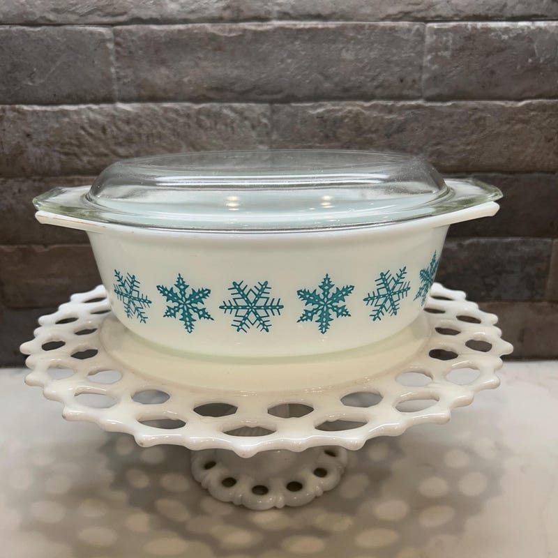 Pyrex Snowflake - Etsy