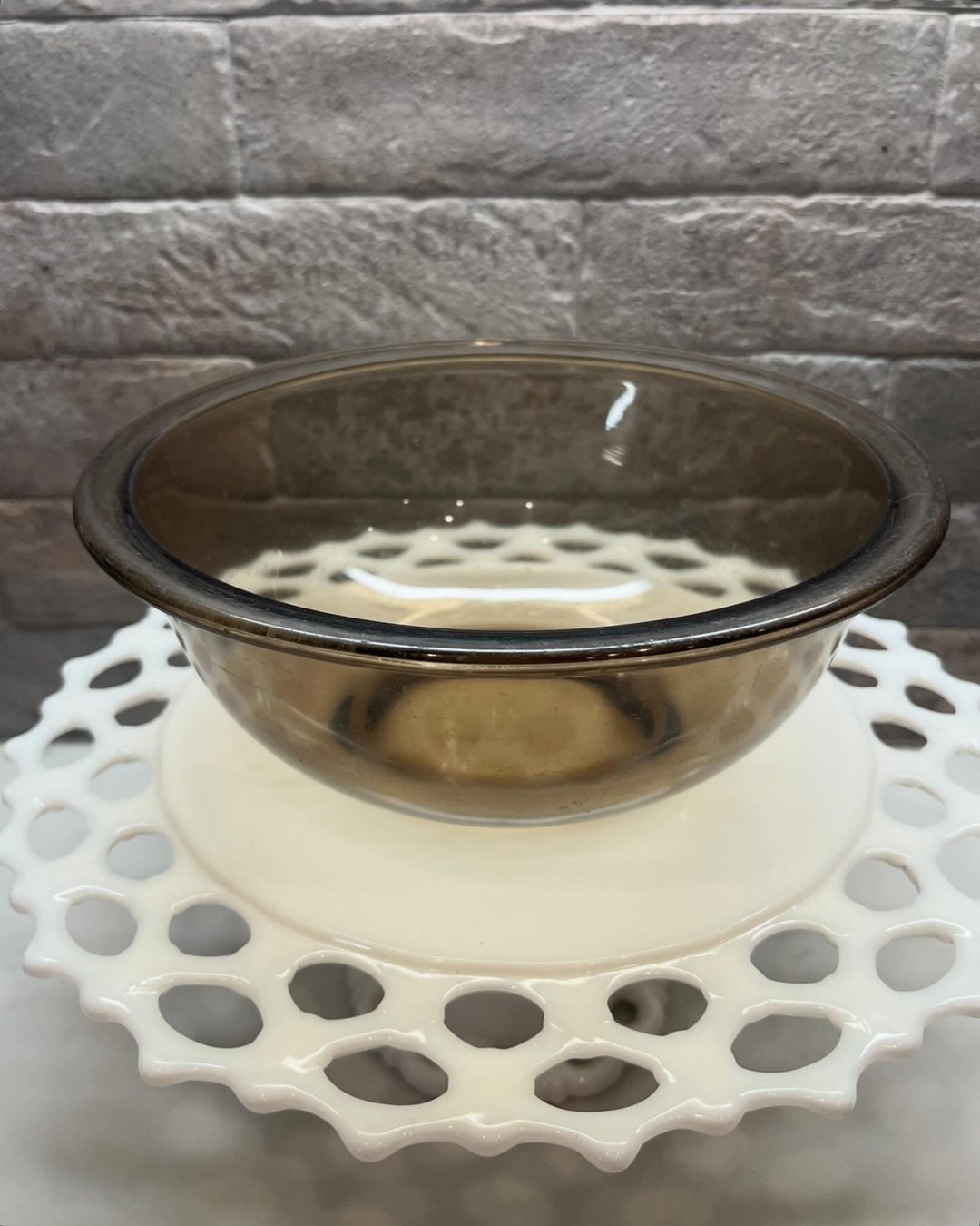Pyrex Amber Brown 323 Nesting Bowl - Etsy