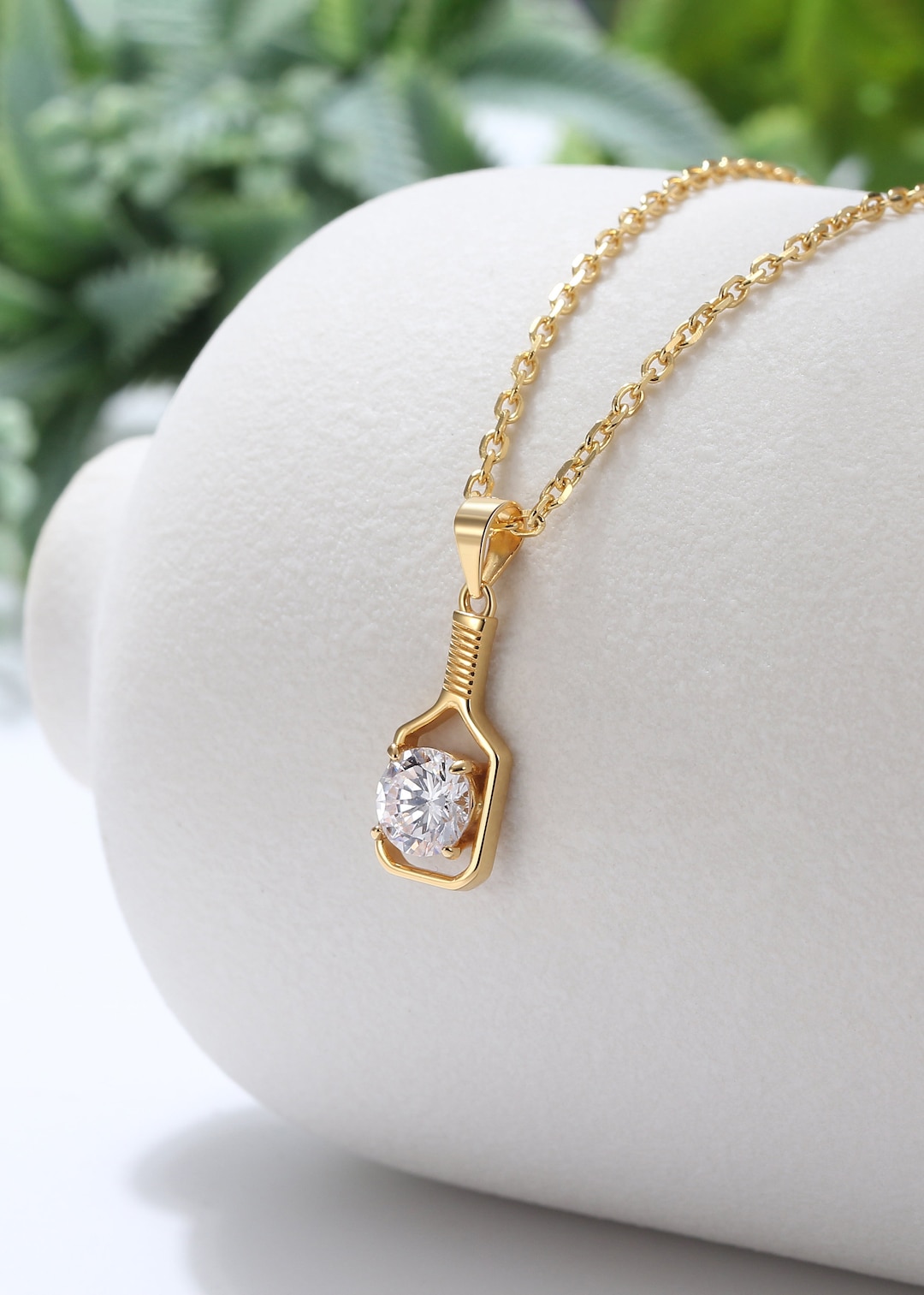 Pickleball Diamond Paddle Necklace | Cute Necklace | Perfect Gift for ...