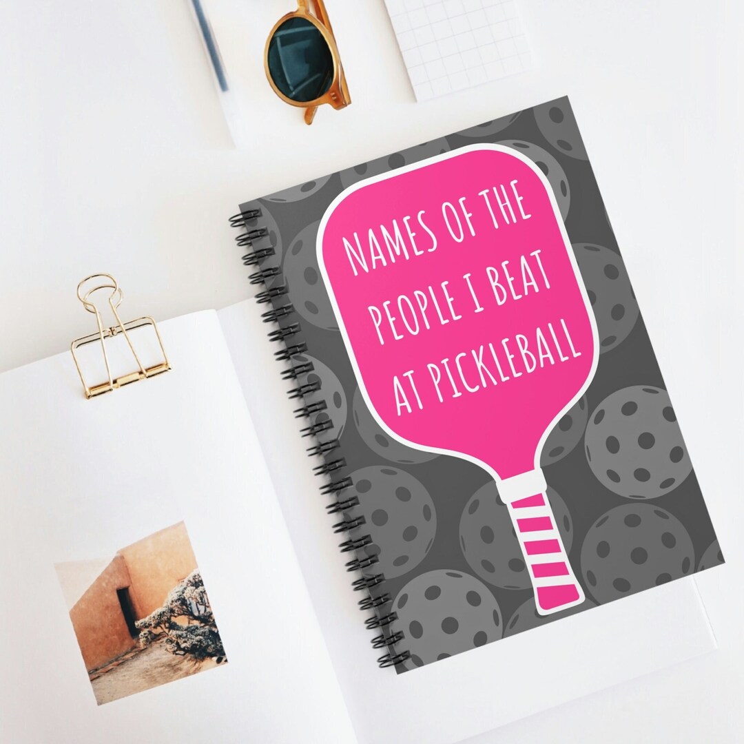 Funny Pickleball Notebook | Pickleball Gift Ideas | Names of the People I Beat - Etsy
