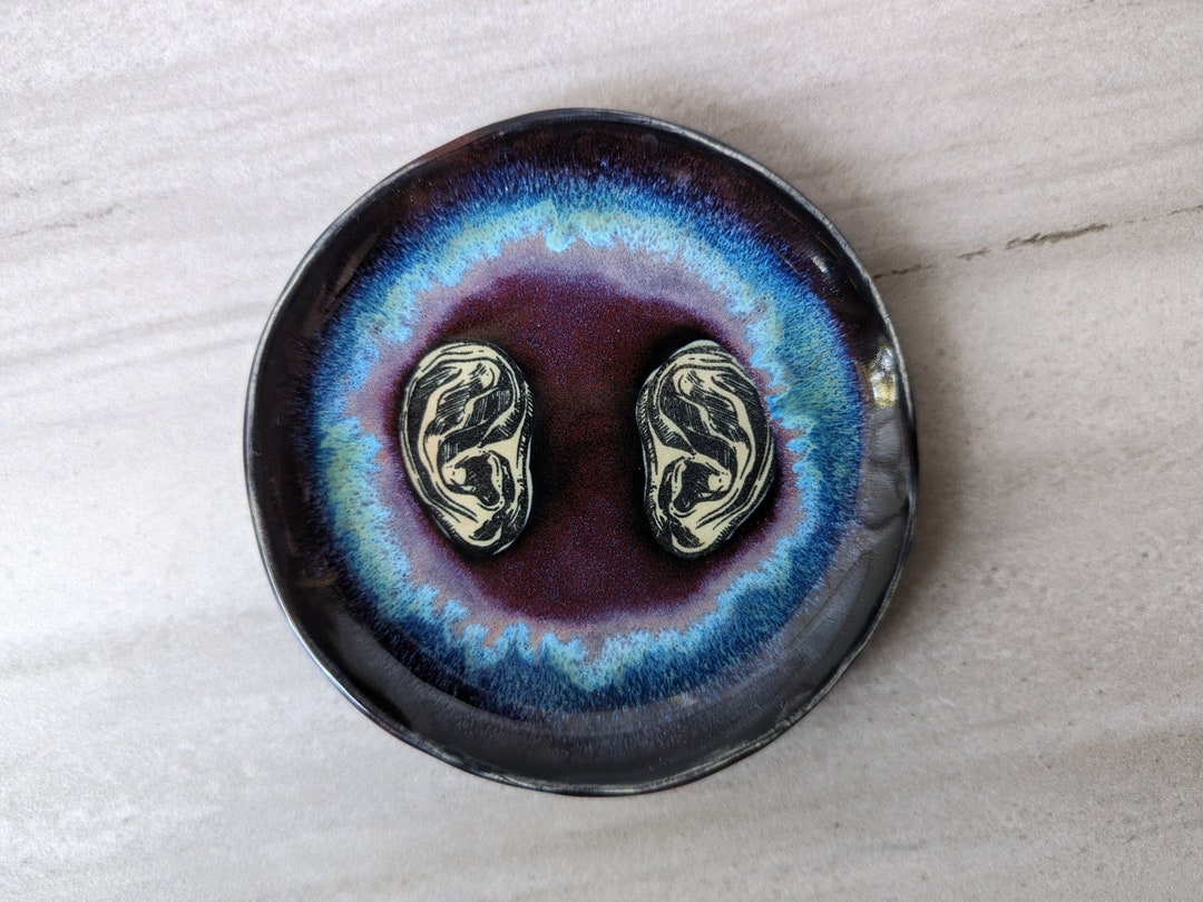 Abalone Shell Ear Dish for Hearing Aids, Earrings, and Jewelry - Etsy