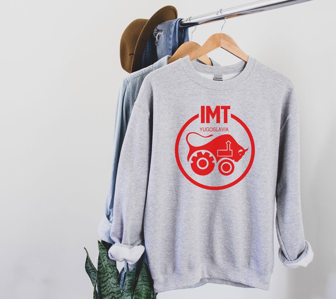 IMT Sweatshirt, IMT Belgrade, Yugoslavia, Yugo Farmers Shirt, Serbian ...