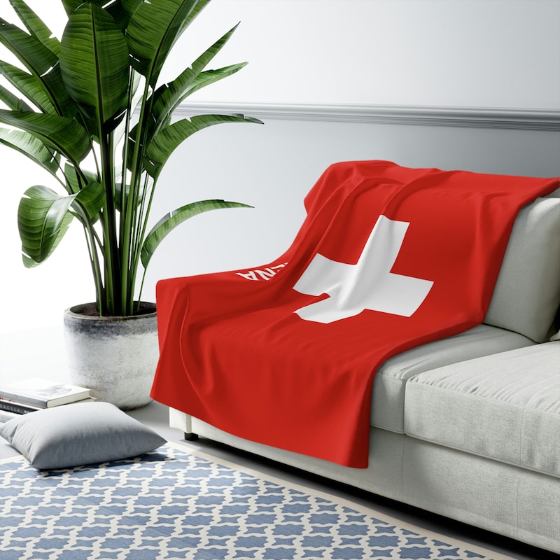 Swiss Cross Blanket - Etsy
