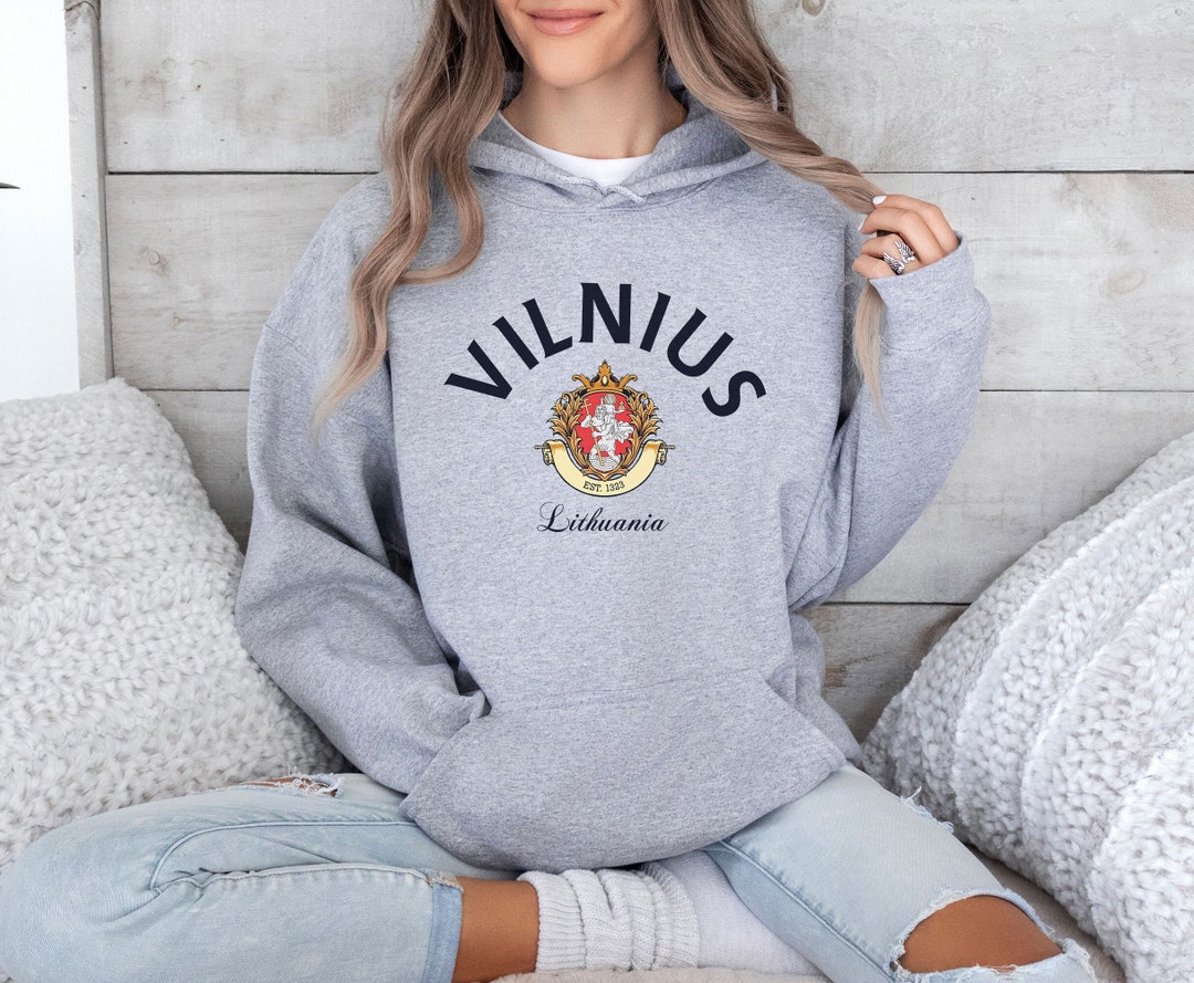 Vilnius Hoodie,vilnius Lithuania, Lithuanian Flag Shirt, Lithuania ...