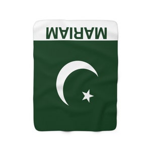 Pakistan Flag Blanket,flag of Pakistan Blanket, Customitalian Flag ...