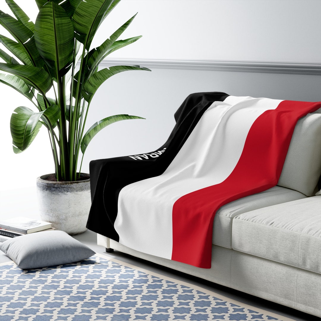 Yemen Flag Blanket, Flag of Yemen, Custom Yemen Flag Blanket ...