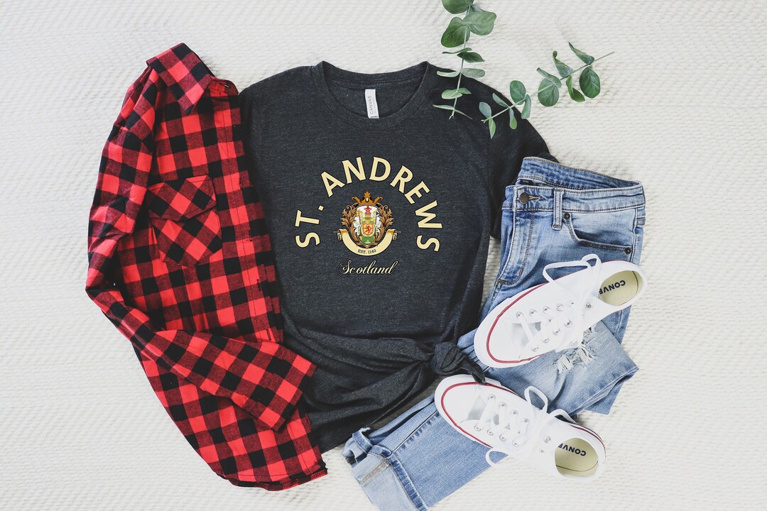 St. Andrews Shirt,st Andrews Sweatshirt, United Kingdom, Fife Scotland ...