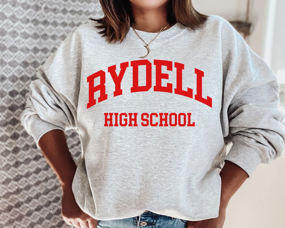 Rydell High School Sweatshirt,funny Greese Grease 70s 80s Costume Team ...