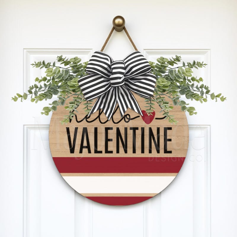 Valentine Door Sign - Etsy