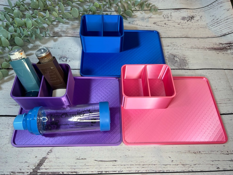 Large Inhaler Organiser | Inhaler Holder | Inhaber | Spacer | Asthma ...