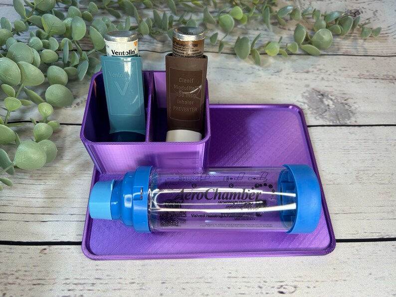 Large Inhaler Organiser | Inhaler Holder | Inhaber | Spacer | Asthma ...