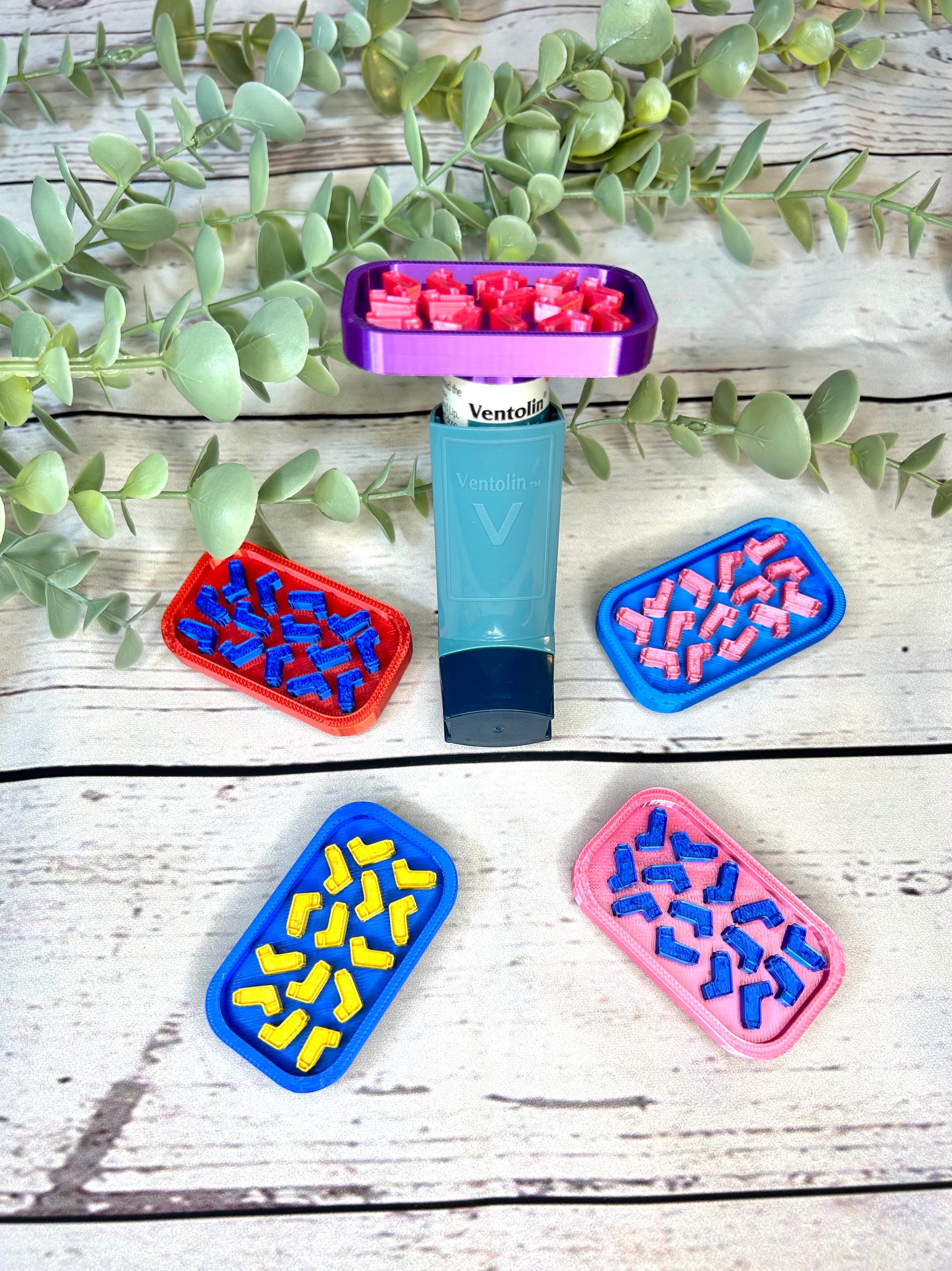 Asthma Inhaler Topper for Long Inhalers-mini Inhaler Pattern | Ventolin ...