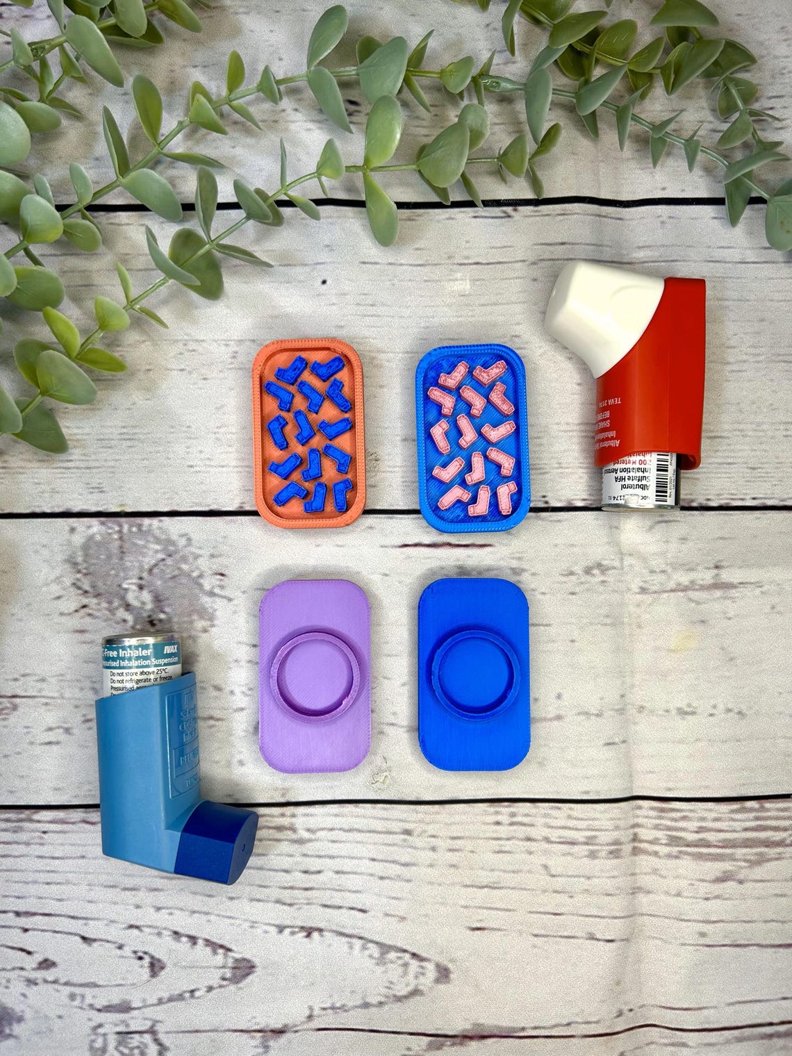 Asthma Inhaler Topper for Short Inhalers-mini Inhaler Pattern | Salamol ...