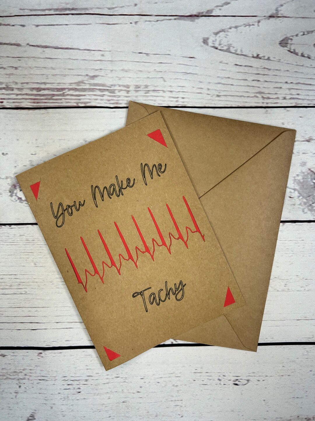 You Make Me Tachy SVT Card | ECG | EKG | Birthday | Valentine | Doctor ...
