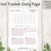 Daily Period Tracker Period Log Printable Medical Chart Medical Planner ...
