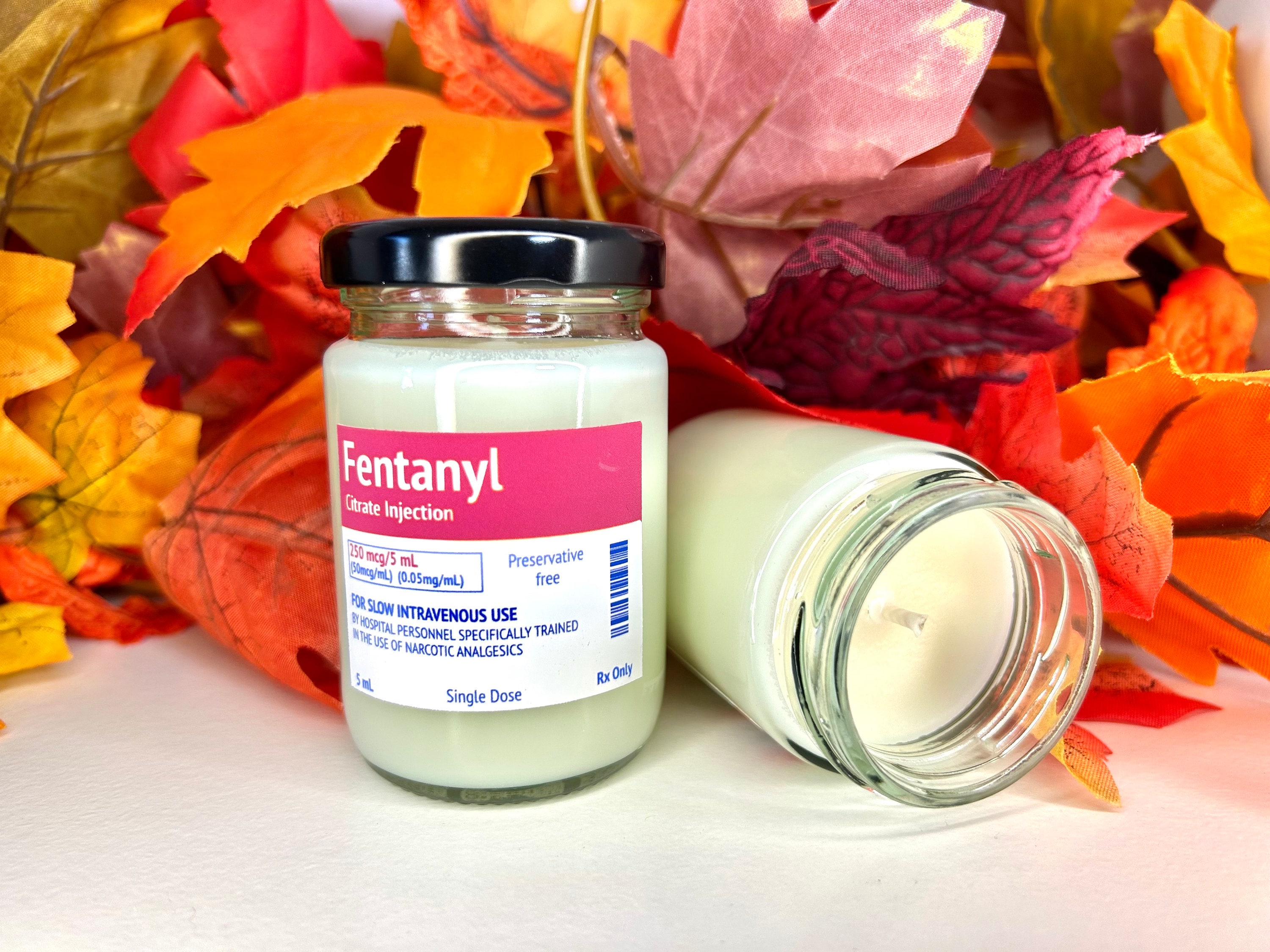 Propofol/midazolam/ketamine Label Autumn Scents Mini Candle Soy and ...