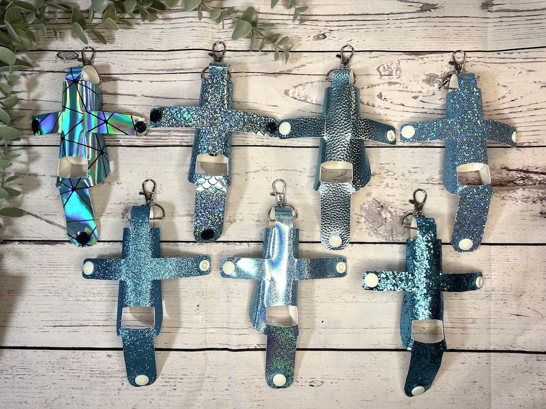 Faux Leather Inhaler Holder - Beautiful Blue | Inhaler Case | Asthma ...