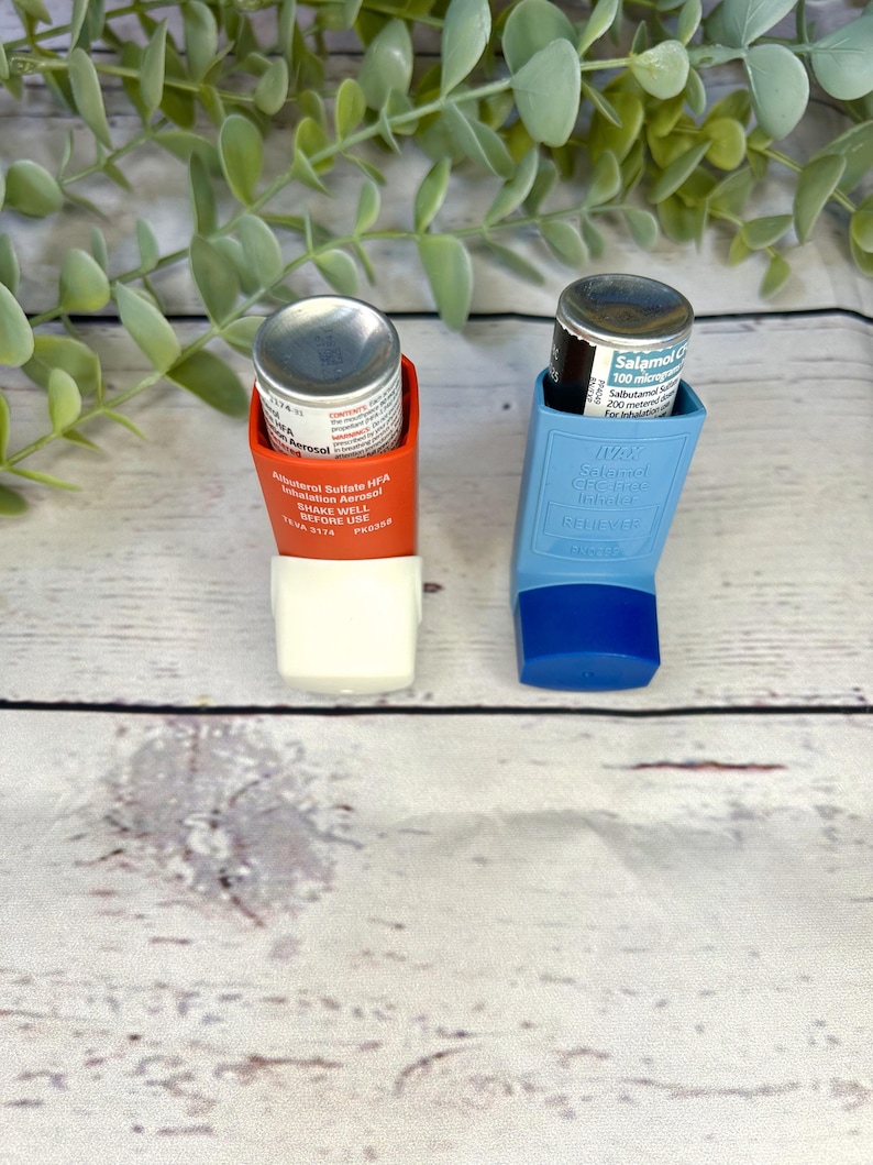 Asthma Inhaler Topper for Short Inhalers-mini Inhaler Pattern | Salamol ...