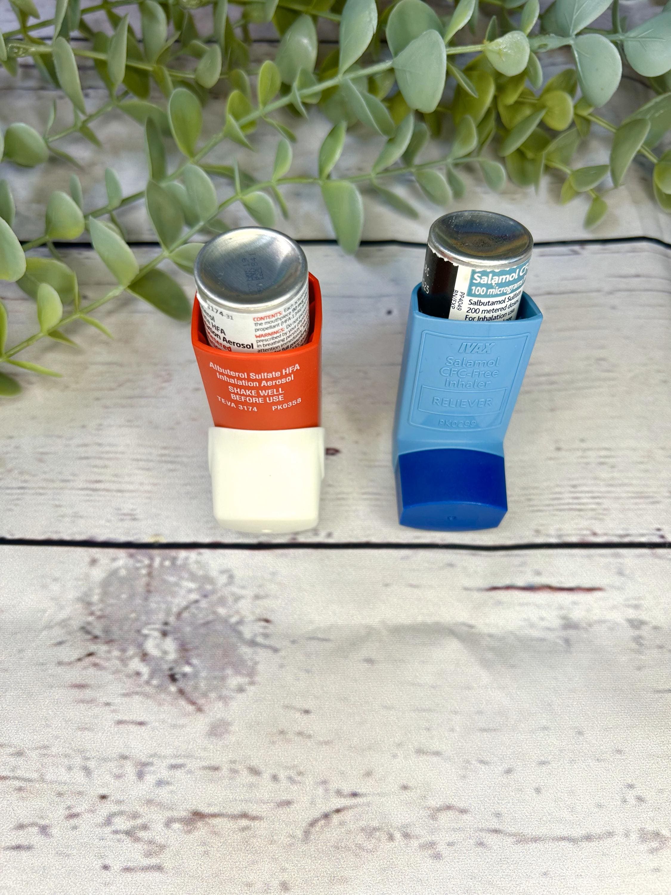 Asthma Inhaler Topper for Short Inhalers-mini Inhaler Pattern | Salamol ...