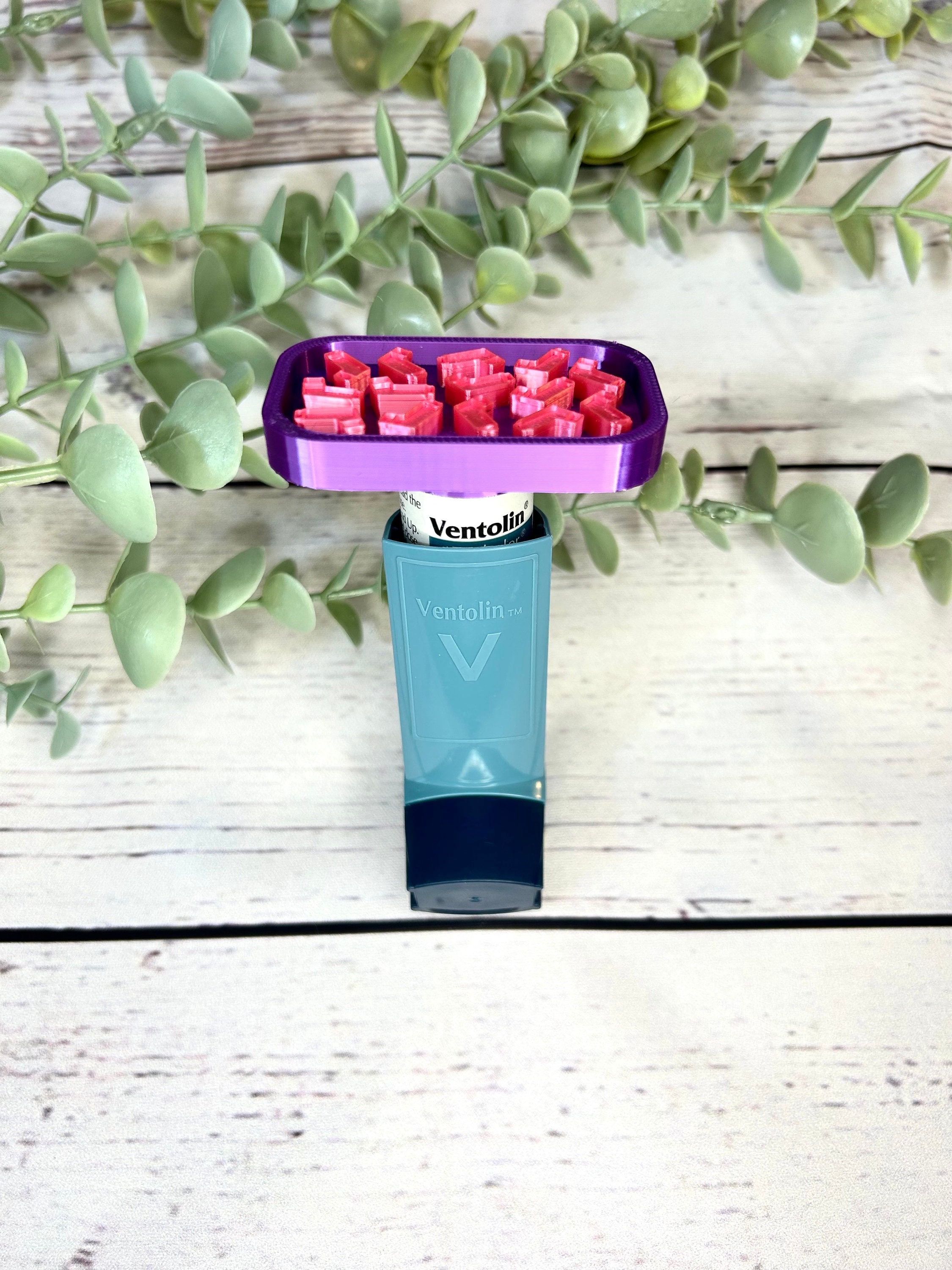 Asthma Inhaler Topper for Long Inhalers-mini Inhaler Pattern | Ventolin ...