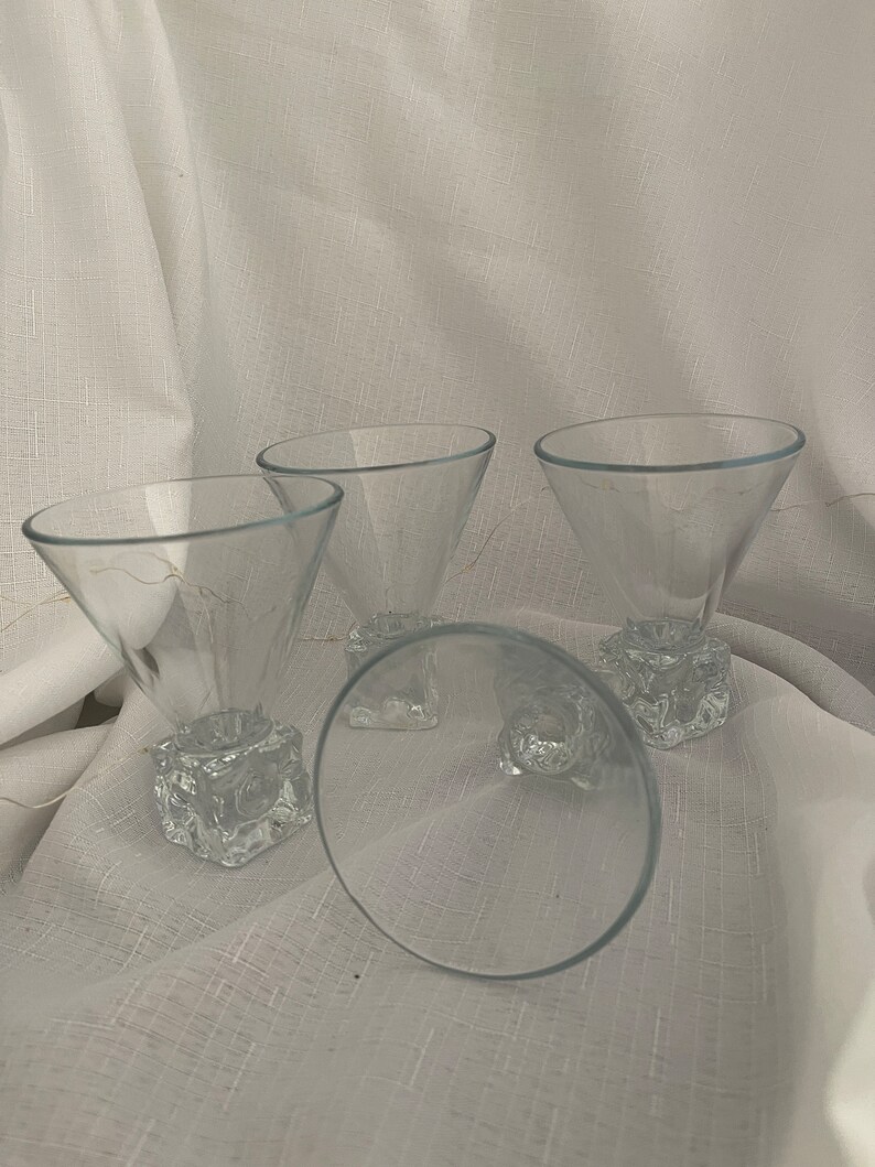 Vintage Disaronno Melting Ice Cube Base Martini 7 Oz. Glasses - Etsy