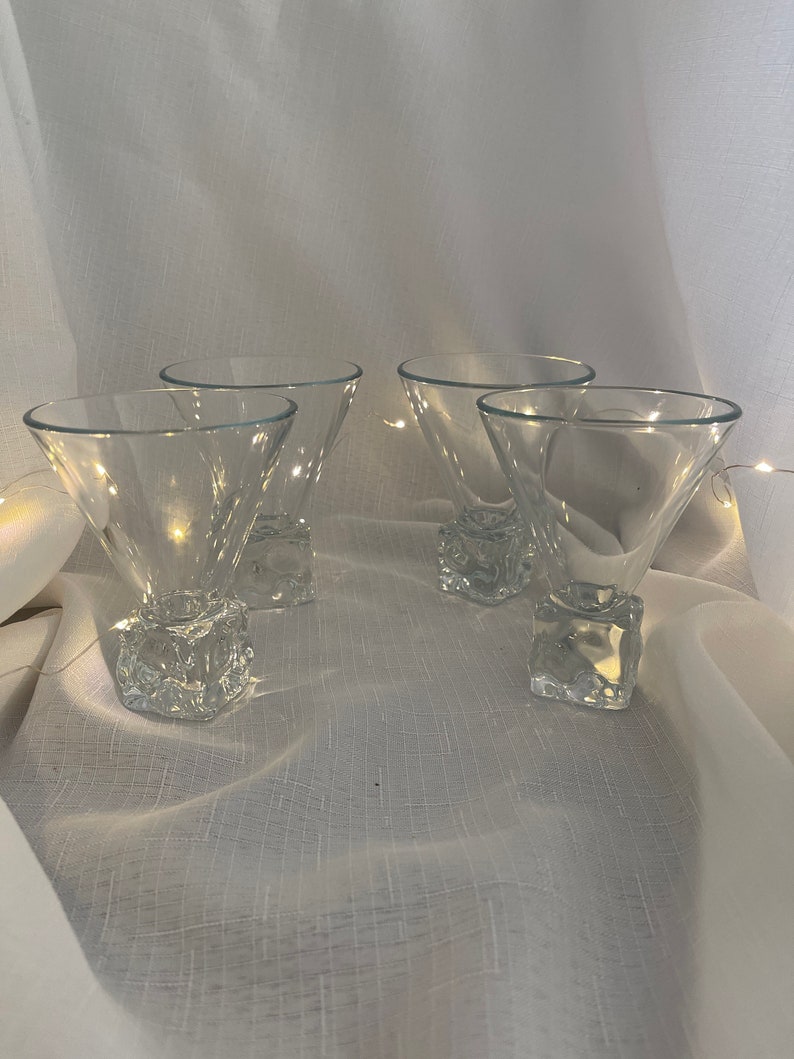 Vintage Disaronno Melting Ice Cube Base Martini 7 Oz. Glasses - Etsy