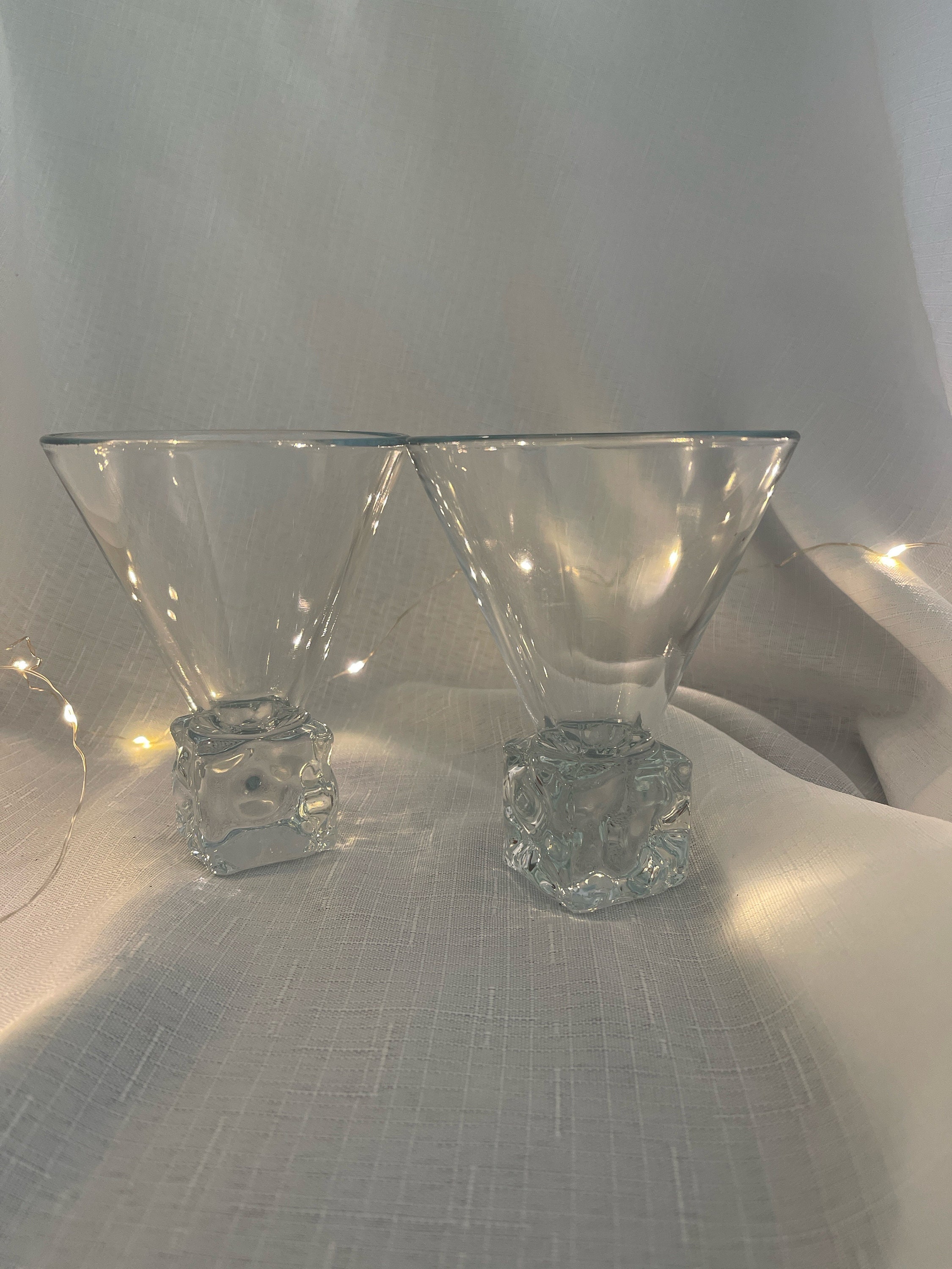 Vintage Disaronno Melting Ice Cube Base Martini 7 Oz. Glasses - Etsy